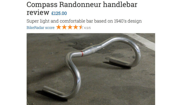 BikeRadar Reviews the Compass Handlebars – Rene Herse Cycles