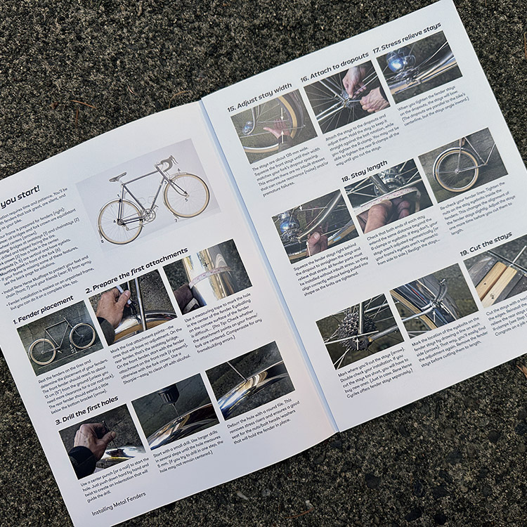 Fender Installation Booklet – Rene Herse Cycles